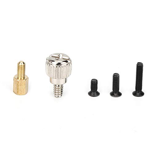 Mounting Screw Kit, Standard Size Metal Screws Assortment High Strength Multifunctional 165PCS with Plastic Case for Office Devices