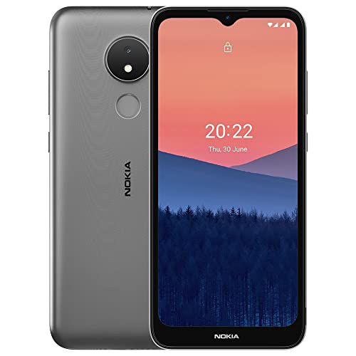 Nokia C21 | Android 11 (Go Edition) | Unlocked Smartphone | All Day Battery | Dual SIM | 2/32GB | 6.52-Inch Screen | Charcoal