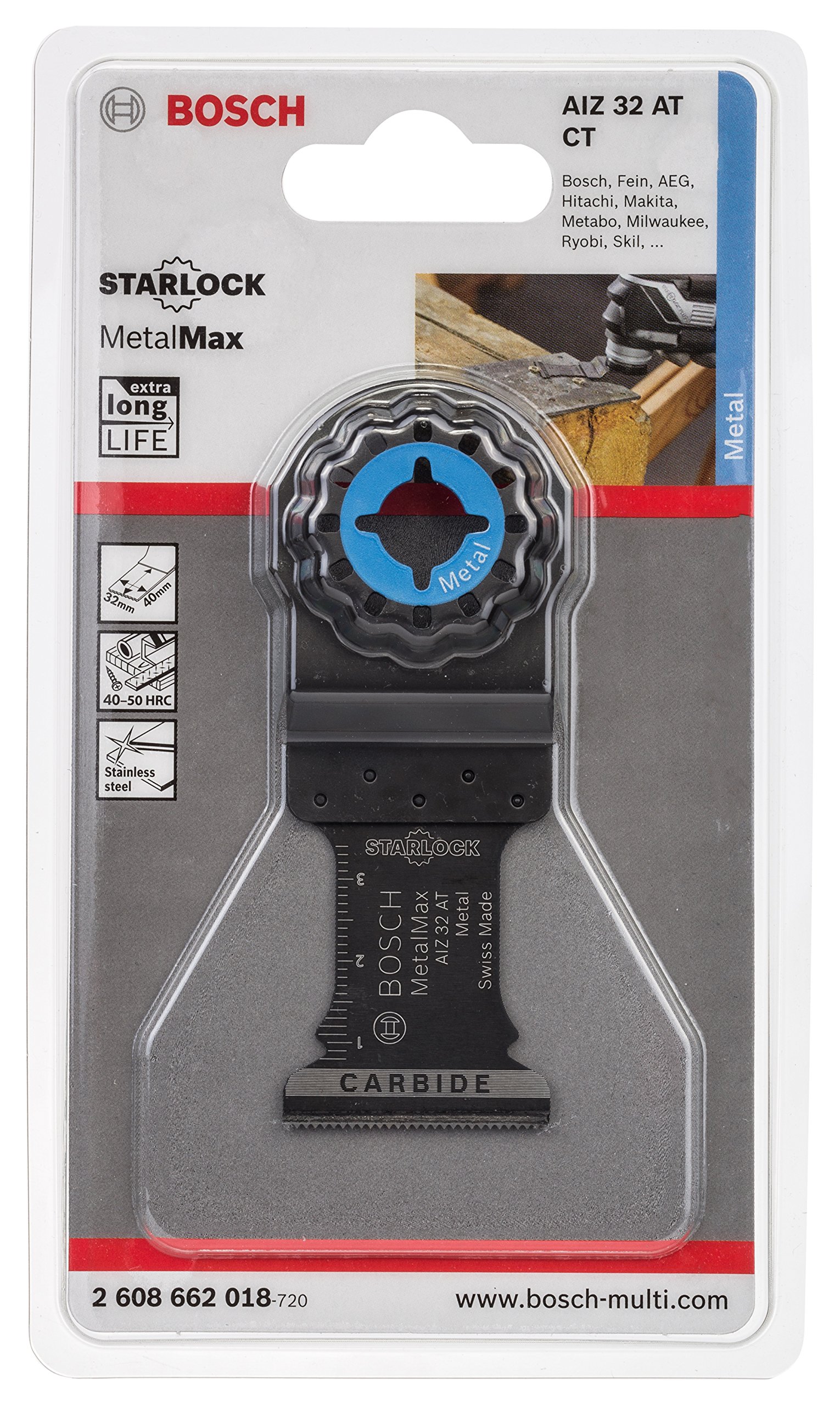 Bosch 2608662018 TC plunge-cutting Saw Blade"AIZ 32 AT"