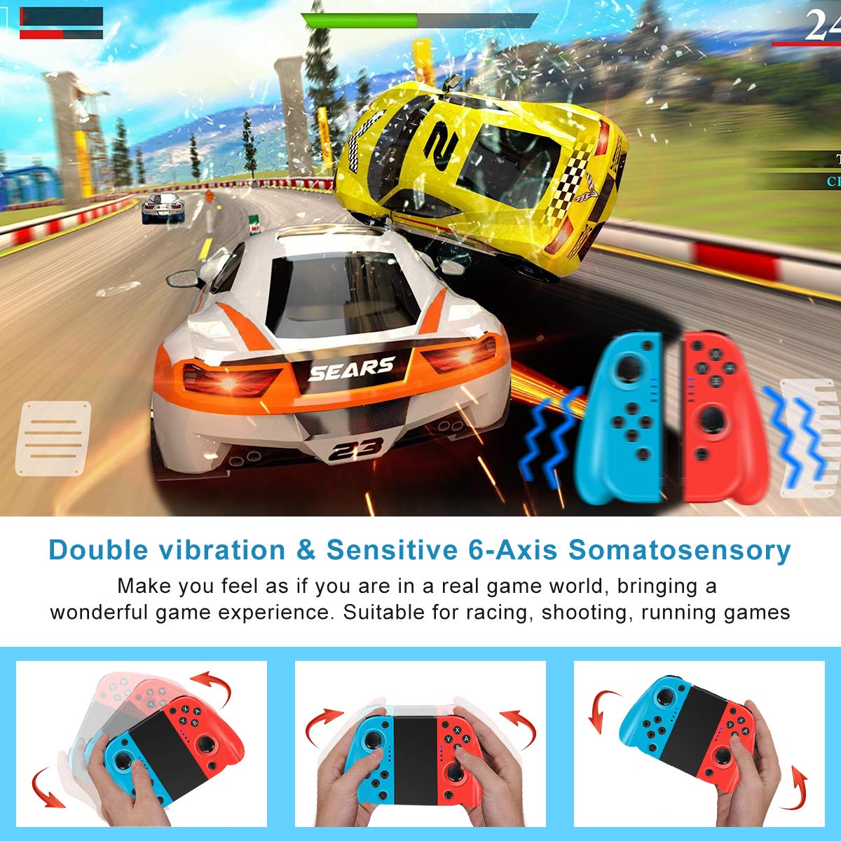 CHEREEKI Wireless Controller Switch Controllers