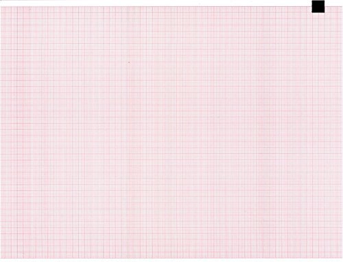 ECG EKG Paper EDAN SE-12 Paper Thermal Recording Sheets 3 Packs per Case