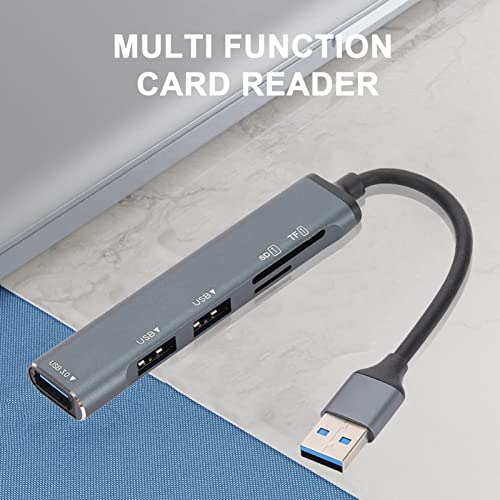 Cable Hub 5 in 1 TF/SD-Card Expansion Dock Anti-Interference Lightweight