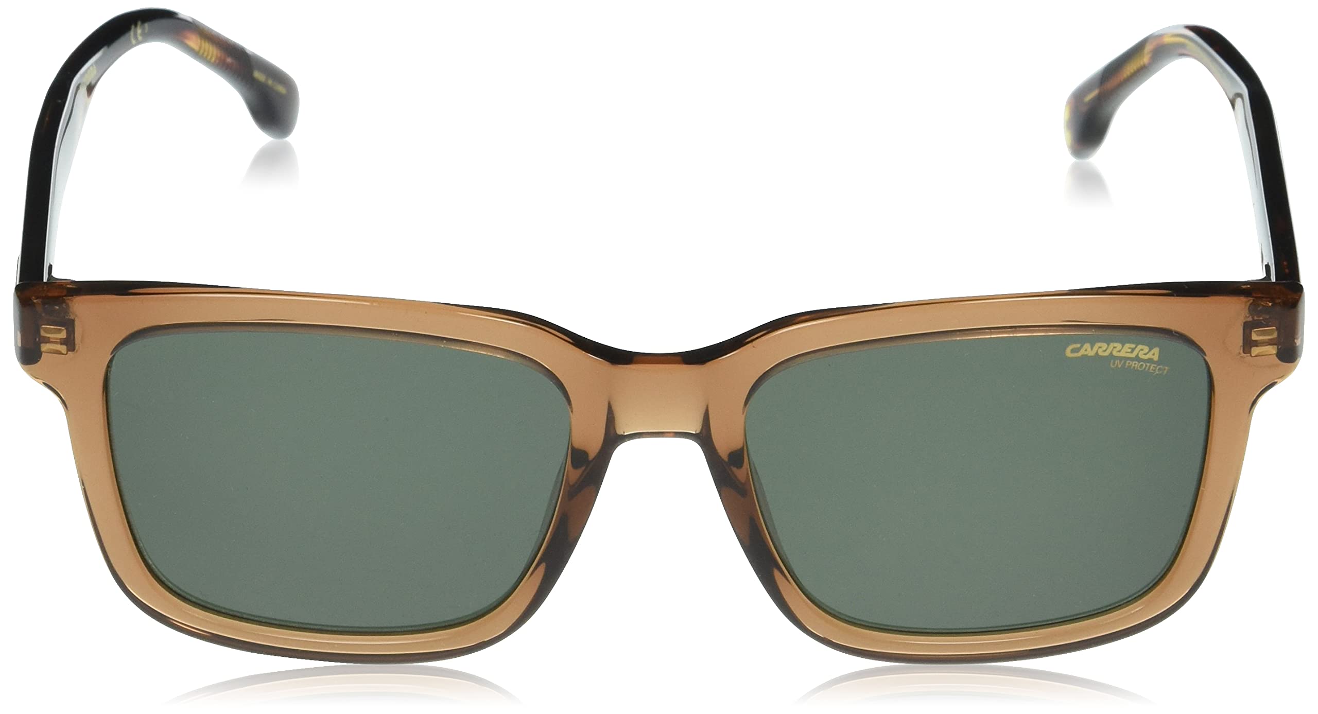 Carrera Men's 251/S Rectangular Sunglasses, Brown/Green, 53mm, 18mm