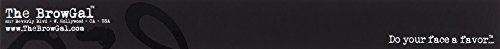 The BrowGal Skinny Eyebrow Pencil, Black, 0.04 Oz