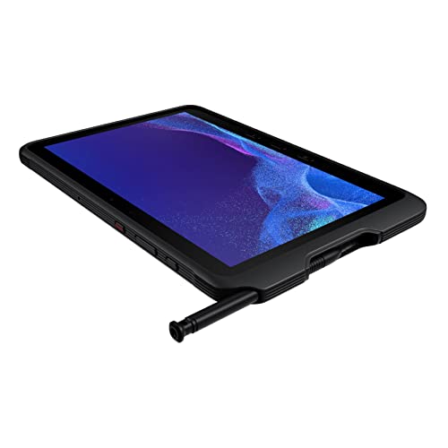 SAMSUNG Galaxy TabActive4 Pro 10.1” 128GB 5G Android Work Tablet, LTE Unlocked, 6GB RAM, Rugged Design, Sensitive Touchscreen, Long-Battery Life-for Workers, SM-T638UZKEN14, Black