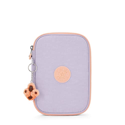 Kipling Women's 100 Pens Printed Case, Accessories, Art Supplies, Makeup, Travel Organizer, Endless Lilac C