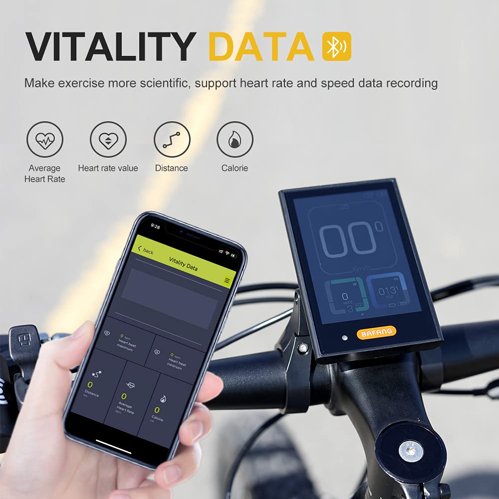 BAFANG Newest M625 Mid Drive Kit : 50.4V 1000W Mid Mount Motor with 19.6Ah Battery & DPC181.CAN Bluetooth Display, 8fun New G321 eBike Conversion for Mountain Bikes Road Bicycle (68mm Bottom Bracket)
