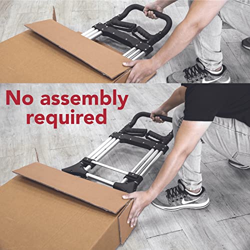 Olympia Tools 440 Lb Folding Hand Truck and Dolly with Telescoping Handle for Moving