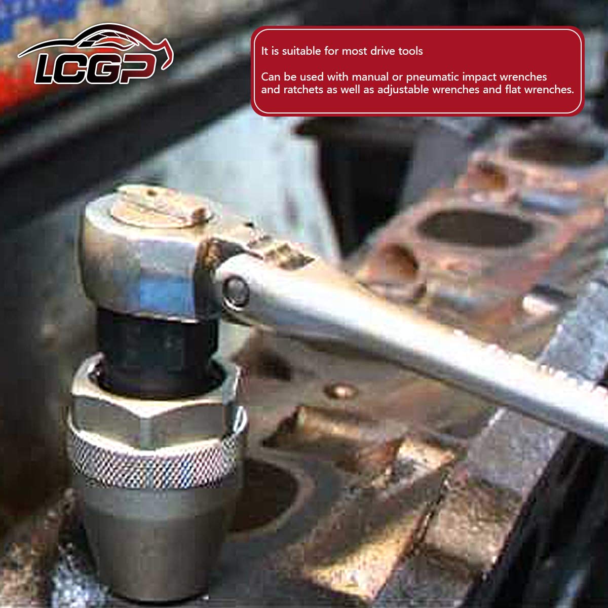 Damaged Bolt and Stud Extractor Tool, Grips and Removes 1/4-Inch to 1/2-Inch Studs - Ideal for Broken, Rounded Off, Painted Over, and Rusted Tight Bolts