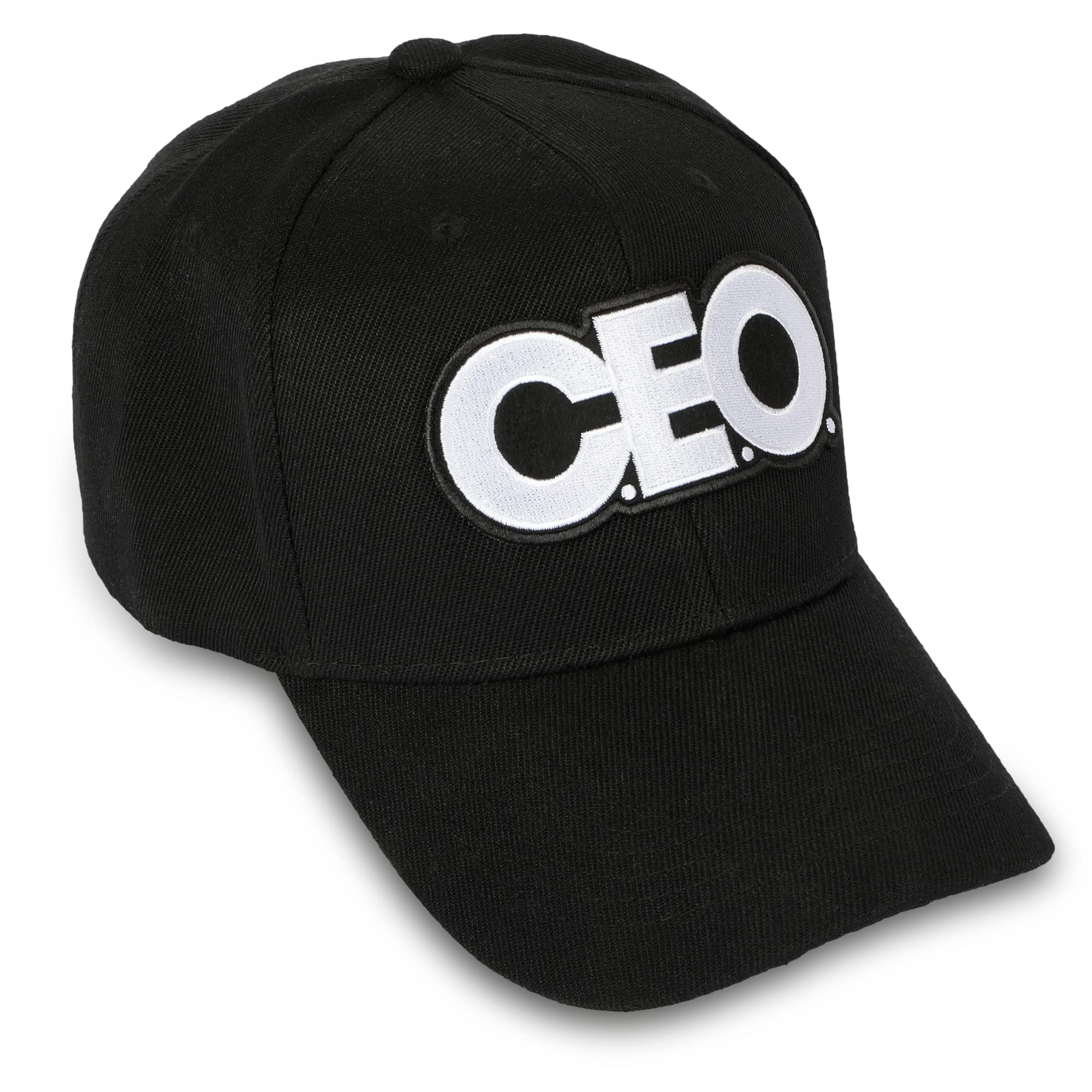 CEO Hat for Entrepreneurs - Adjustable Black Baseball Cap for Boss Men & Women