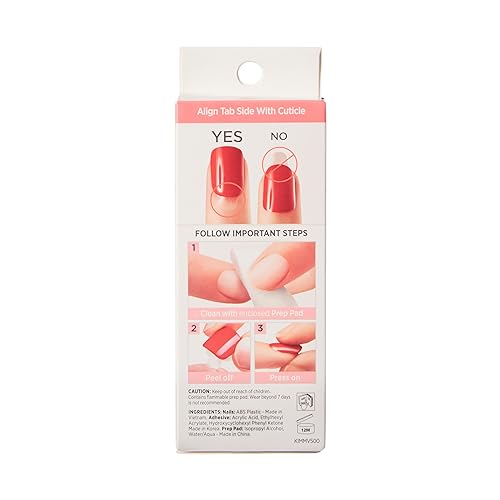 KISS imPRESS Press-On Manicure Fake Nails, Medium Coffin, Mesmerize, Blue, Comfortable, Super Hold Adhesive, No Glue/Polish, Chip Proof, No Dry Time, Smudge Proof, Waterproof | 30 Count