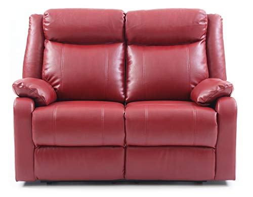 Glory Furniture Ward Love Seats, Red