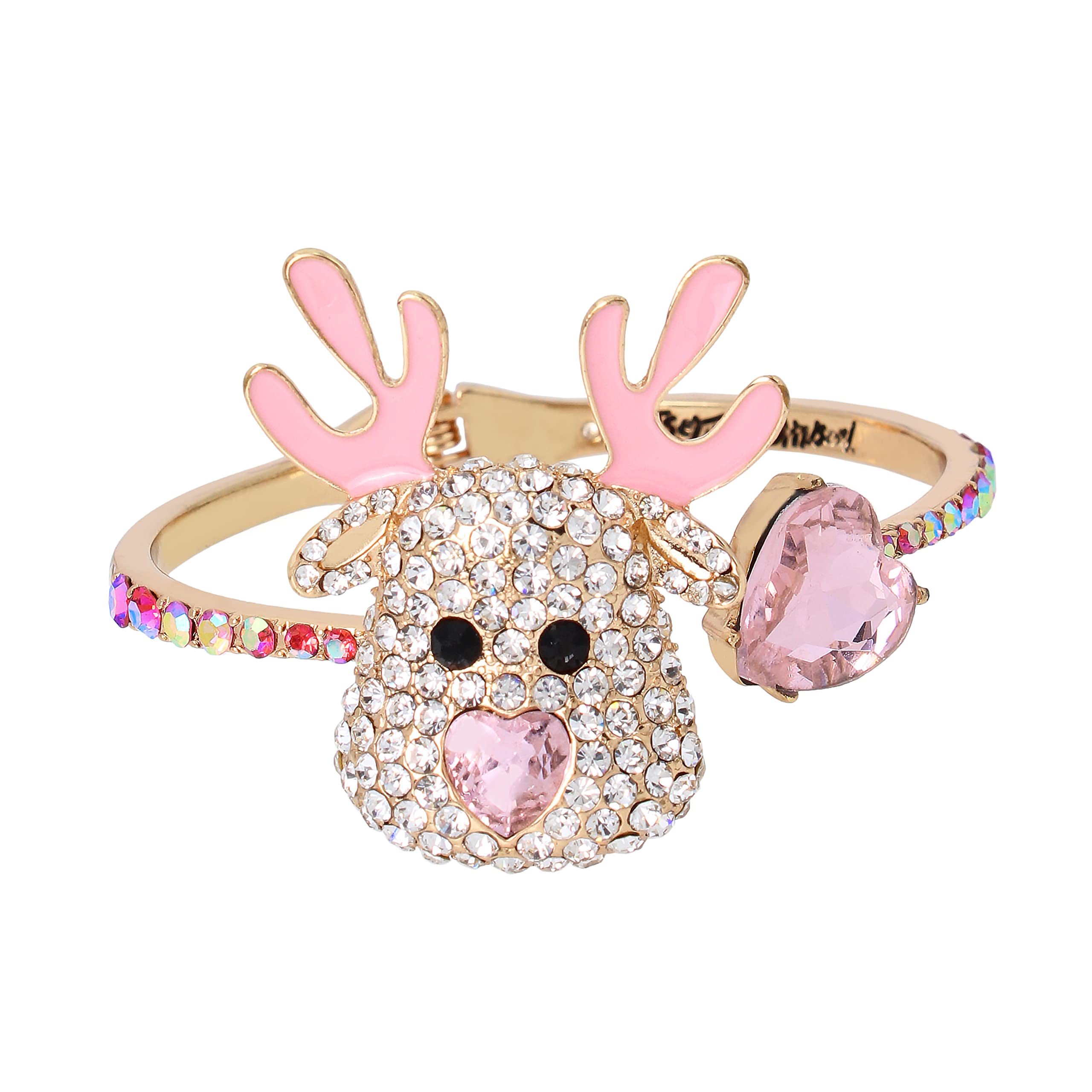 Betsey Johnson Reindeer Bangle Bracelet