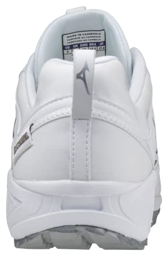 Mizuno Men's Ambition 2 All Surface Turf Shoe, White, 12