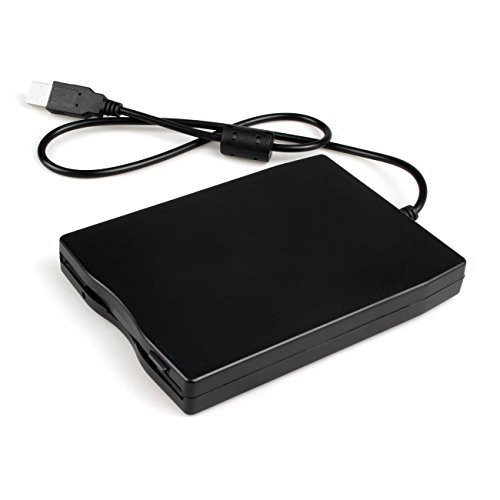 Syba USB Portable 3.5" Floppy Disk Drive, Plug and Play No Drivers Needed, Windows 2000/XP/Vista/7/8/10 Mac OSX Linux (External) NEC Chipset SY-USB-FDD