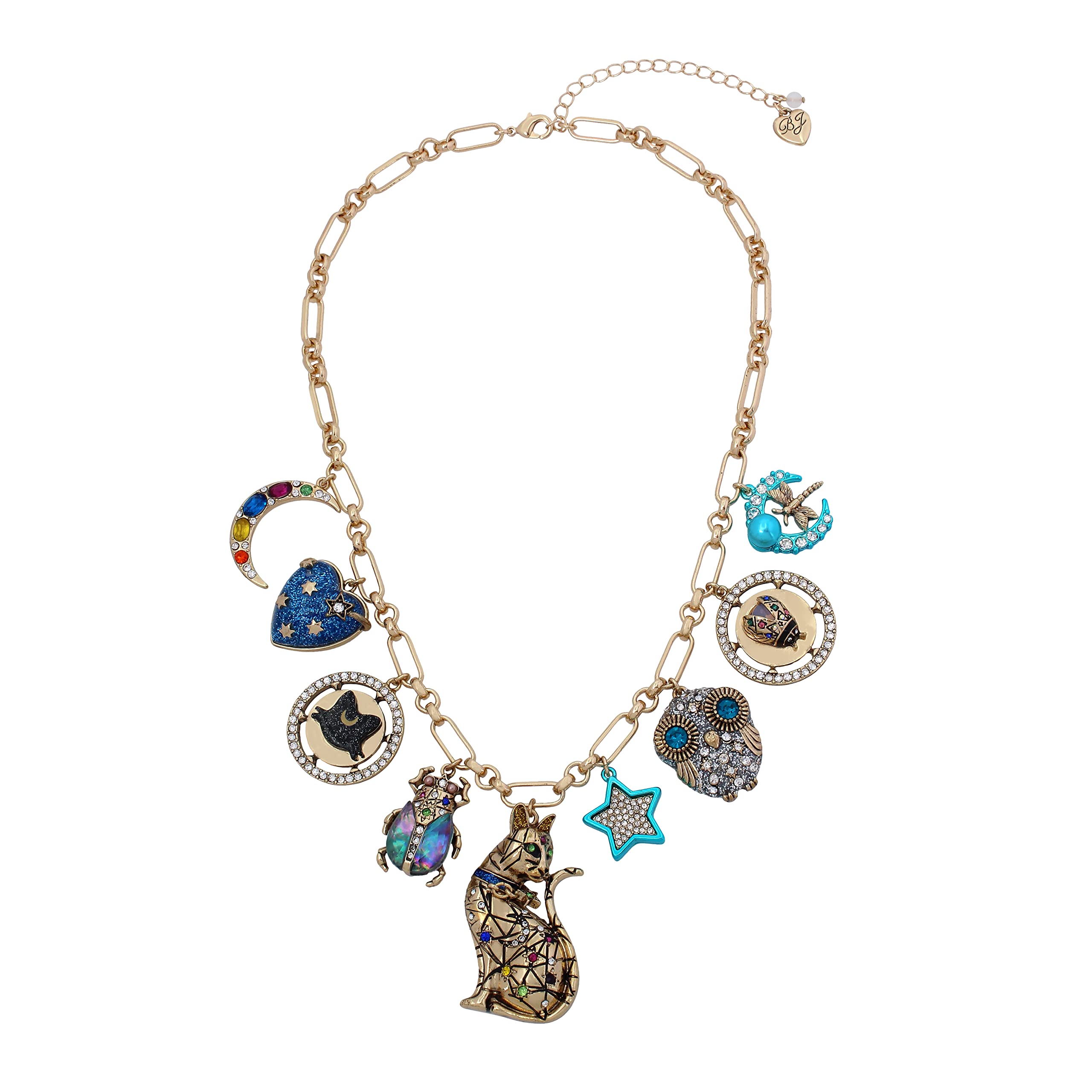 Betsey Johnson Celestial Charm Necklace