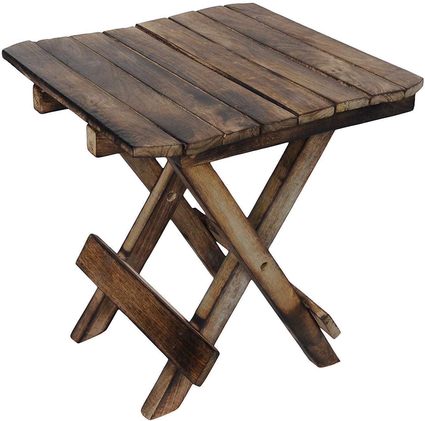 Foldable Wooden Stool cum Table & Chair Set for Kids