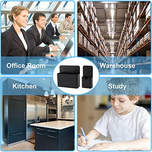 KITANIS Magnetic Pen Holder,2 Pack Magnetic Dry Erase Marker Holder with Generous Compartments,Strong Magnet Storage Marker Pen Pencil Organizer for Refrigerator,Whiteboard,Locker Accessories