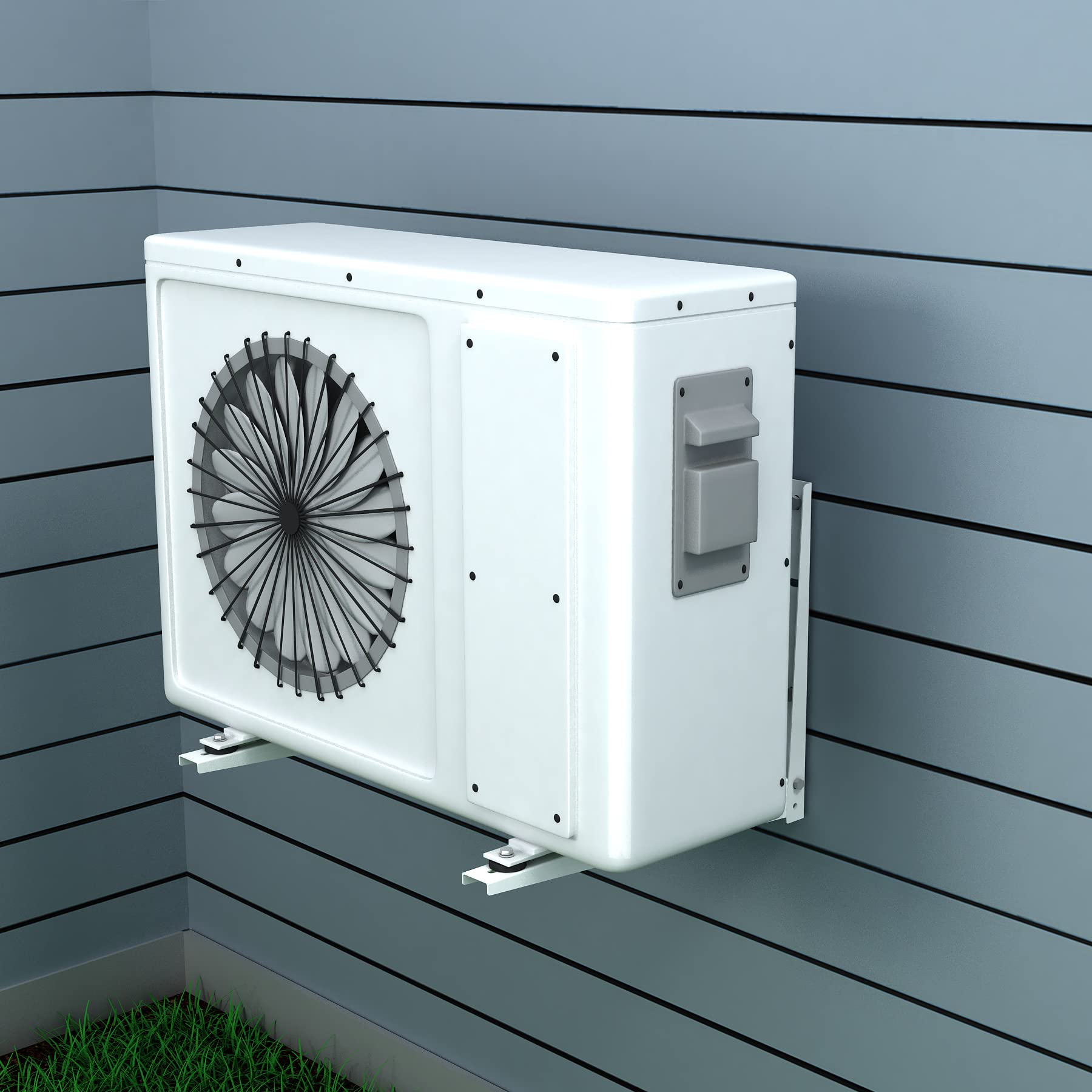 LBG Products Wall Mounting Bracket for Ductless Mini Split Air Conditioner Condensing Unit 1-2P, Support up to 265lbs (7000-12000 BTU)