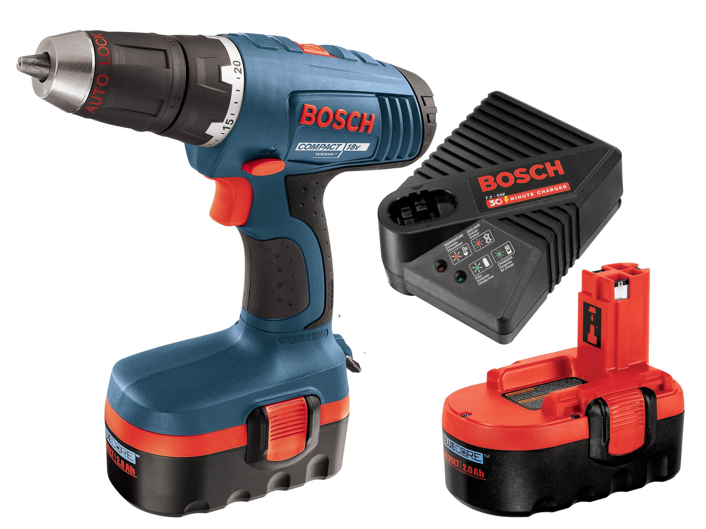 Bosch 34618 18-Volt 1/2-Inch CompactTough Drill/Driver Kit