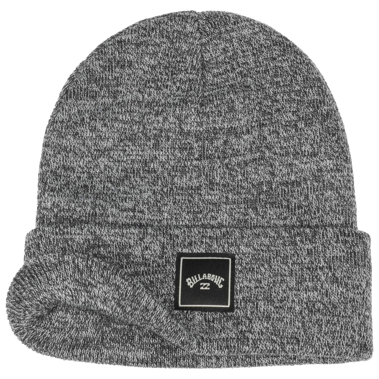Billabong Knitted Cuff Beanie ~ Stacked Black Heather