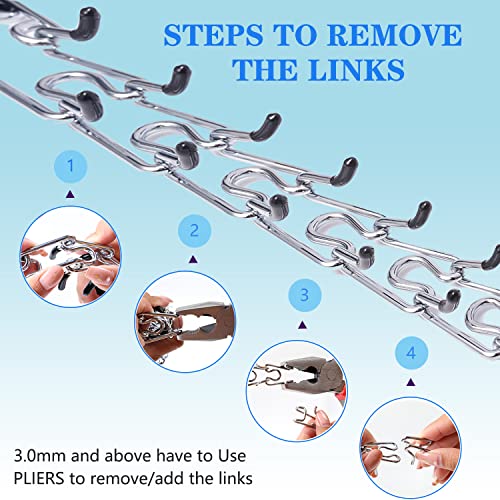 Prong Collar for Dogs, Pinch Collar for Dogs, Adjustable Dog Training Collar with Metal Quick Release Buckle for Small Medium Large Dogs (M Neck: 15"-18''