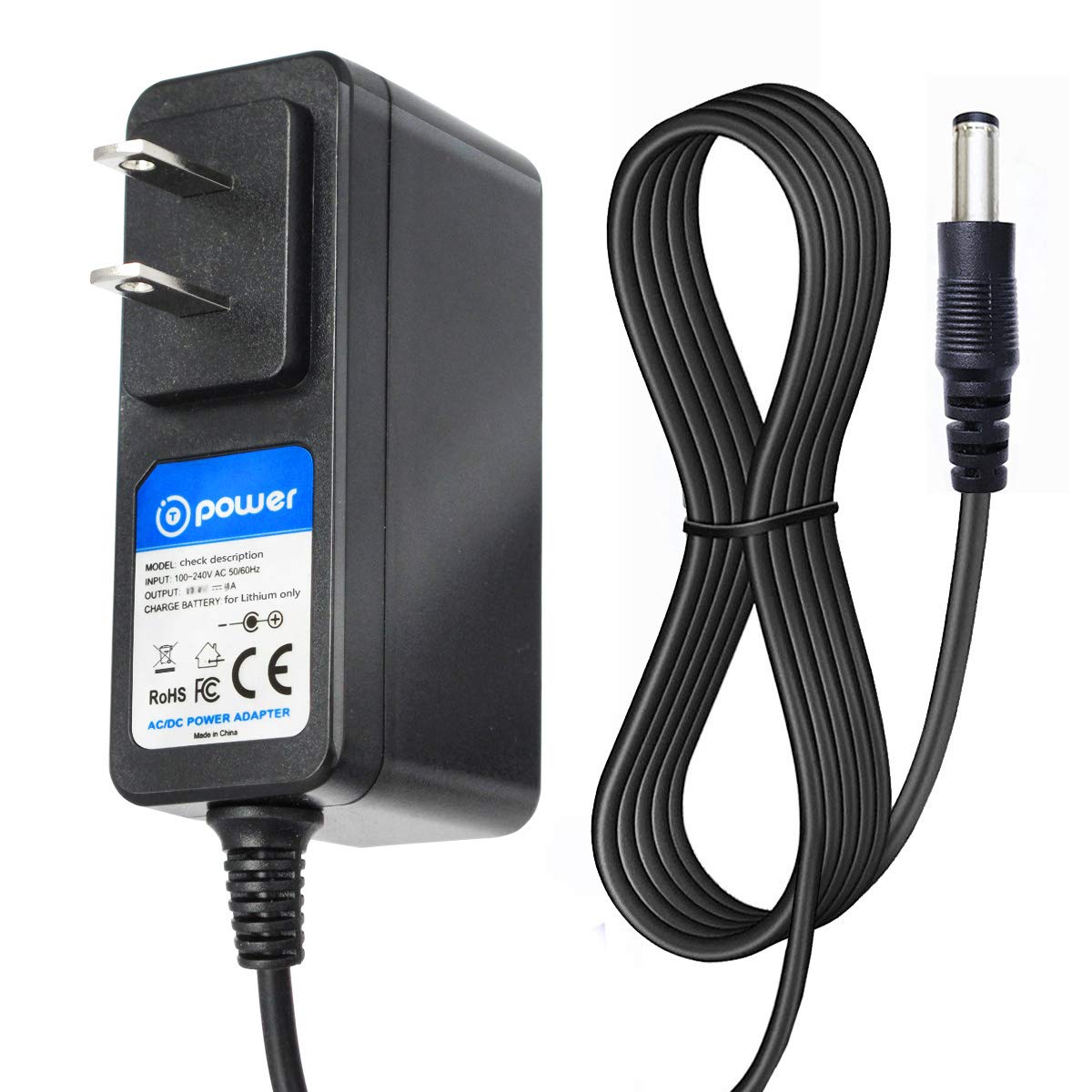 T POWER 26V Charger for Moosoo X6 XL-618 XL-618A K17 Pro K17Pro VC01 M24 M8 VACX6 XL618A S012A2600400U GeeMo G201 Ultra-Light Cordless Stick Vacuum Cleaner Ac Dc Adapter Class 2 Power Supply