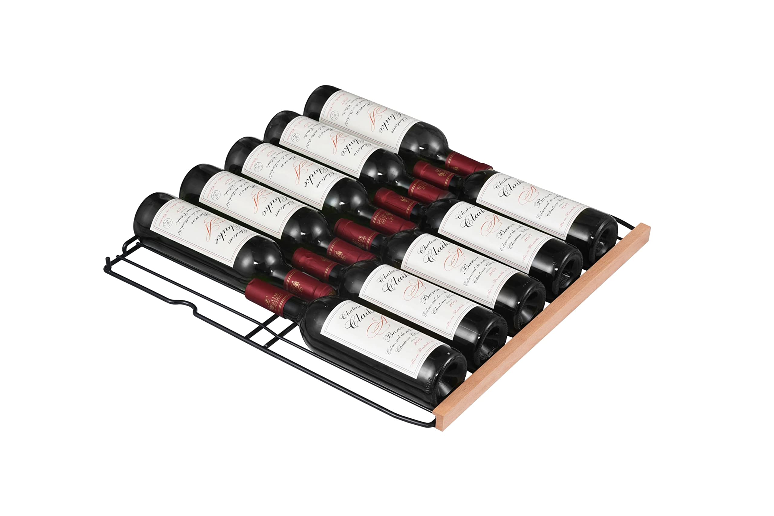EdgeStar CWR1552DZ 24 Inch Wide 141 Bottle Capacity Free Standing Dual Zone Wine Cooler with Interior Lighting