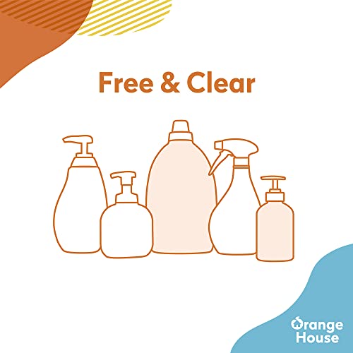 ORANGE HOUSE Baby Bottle Dish Soap Planted-Based Bottle Soap Cleaner, 21.9 Fl oz (3 Pack)