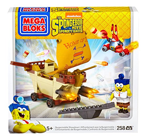 Mega Bloks SpongeBob Burgermobile Showdown Building Set