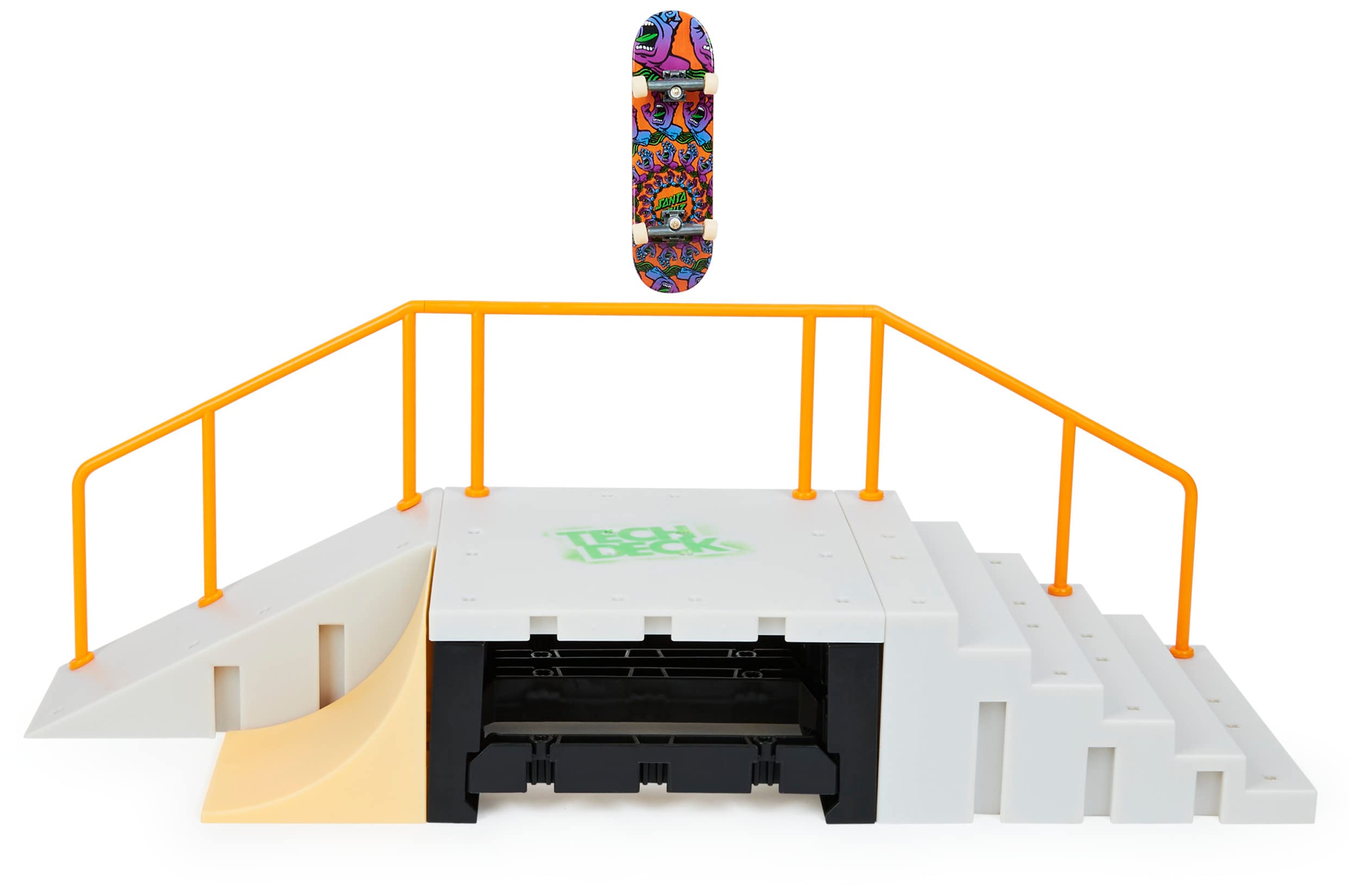 TECH DECK, Flip N’ Grind X-Connect Park Creator, Customizable and Buildable Ramp Set with Exclusive Fingerboard, Kids Toy for Boys and Girls Ages 6 and up