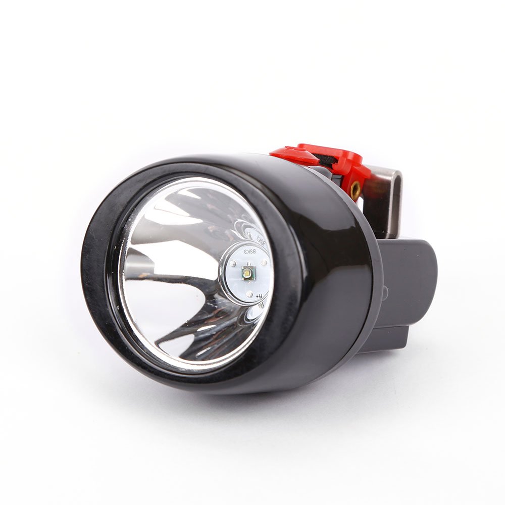 Yongkist Waterproof Explosion Proof Safety Mining Headlight Rechargeable LED Miners Head Light Flashlight Underground Head Lamp Coal Mining Lights for Hard Hat(Red)