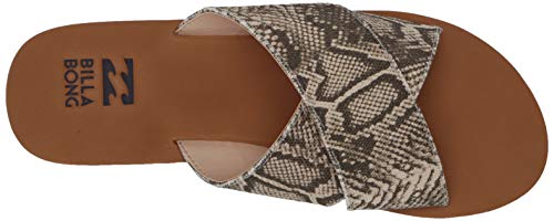 Billabong Women's Surf Bandit Slide Sandal, Snake, 7