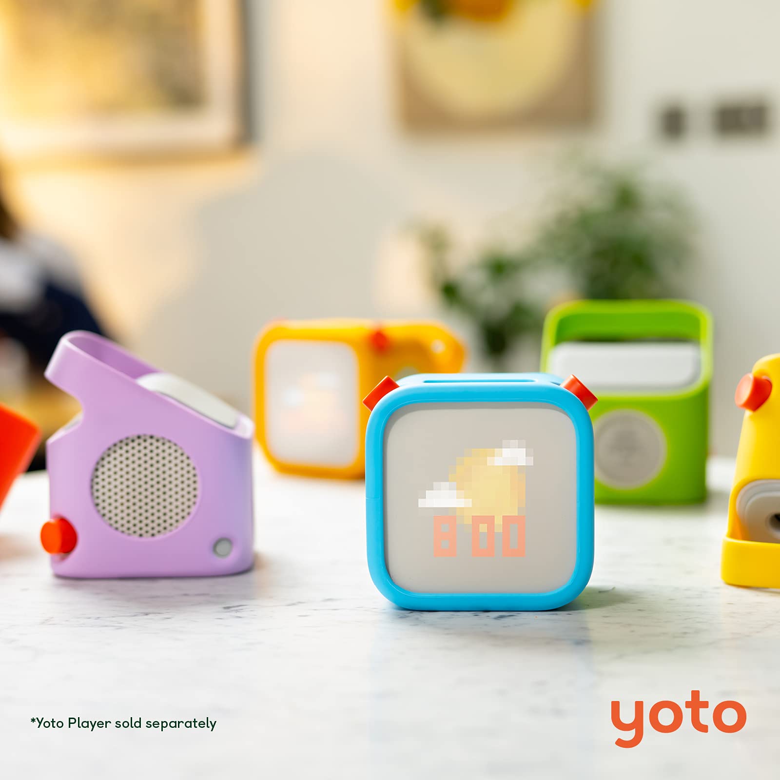Yoto Player (2nd Generation) Adventure Jacket in Orange Peel β Protective Sleeve Case Carrier for Kids Player, Silicone Skin Cover with Easy-to-Carry Handle, Accessory Gift for Children
