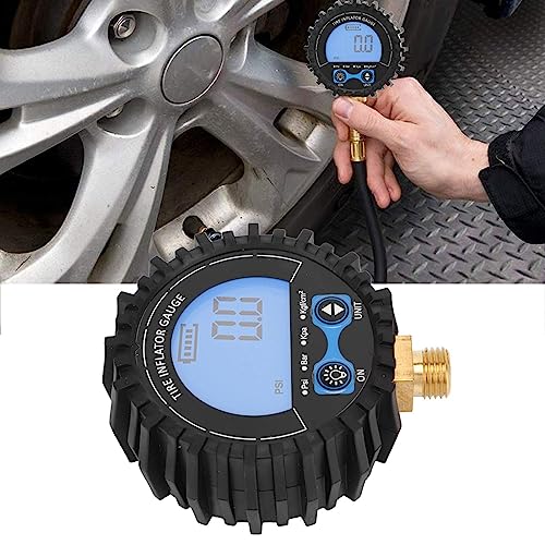 Digital Tire Pressure Gauge, Tire Pressure Gauge 3β200PSI Range LCD Backlit Accurate Reading Universal Replacement for Car Truck RV