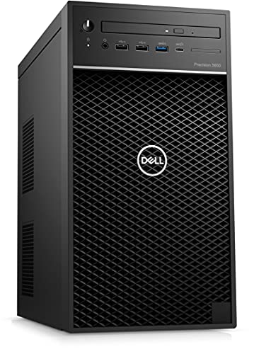Dell Precision T3650 Workstation Desktop Computer Tower (2021) | Core Xeon W - 1TB SSD Hard Drive - 32GB RAM - RTX A4000 | 6 Cores @ 5 GHz - 8GB GDDR6 Win 11 Pro