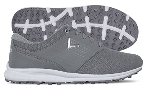Callaway Women's Marin Golf Shoe, Grey, 9.5