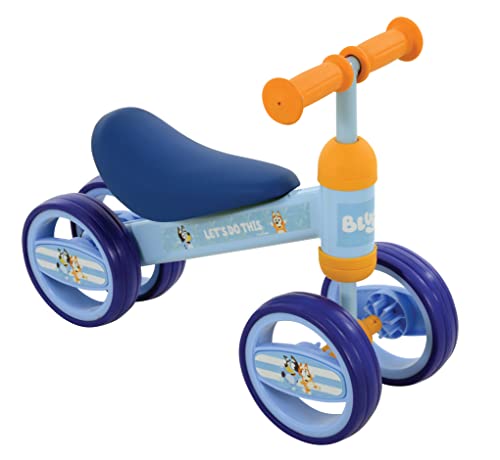 Bluey Bobble Ride-On Toy - CharacterFAVOURITES Officially Licensed with Bluey and Friends! Robust, Comfortable, and Ideal for Imaginative Play - Suitable for Ages 1+, 37cm x 17cm x 47cm