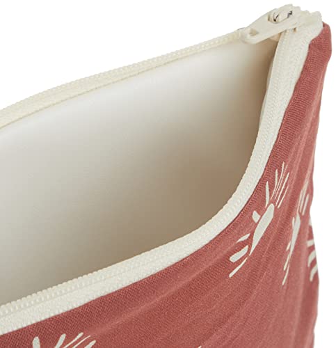 Itzy Ritzy Reusable Snack Bag – 7” x 7” BPA-Free Snack Bag is Food Safe, Washable & Ideal for Storing Snacks, Pacifiers, Electronics and Makeup in a Diaper Bag, Purse or Travel Bag, Terracotta Sunrise