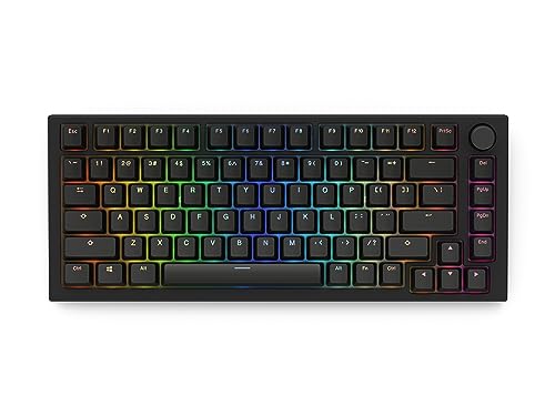 Glorious Gaming ABS V2 Doubleshot 147-Keycap Set (ISO) - Premium OEM Profile in Classic Black - Spanish Layout for RGB Backlit Mechanical Keyboards