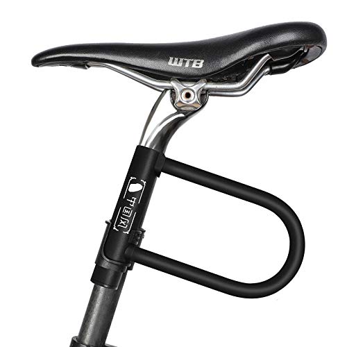 Bicycle Lock Bicycle U Lock Anti-Theft Road Mountain Bike Motorcycle Lock Bicycle Accessories Steel Cable Security Locks-Black Set Bike Lock (Color : Cable Lock) (Color : Update Black U Lock)