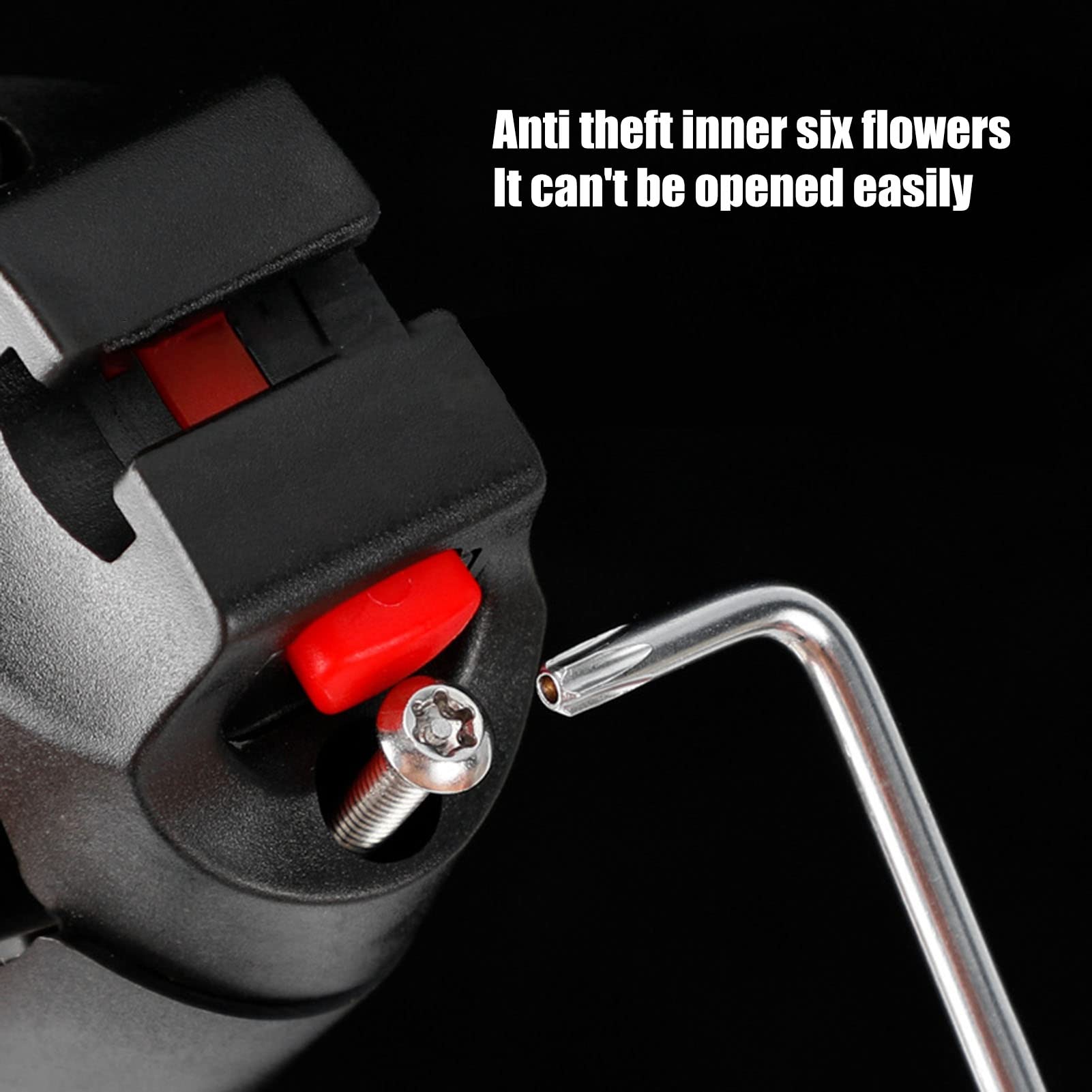 Bicycle Lock Bracket MTB Bike U Code Key Lock Positioning Holder Solid Bike Accessories Black