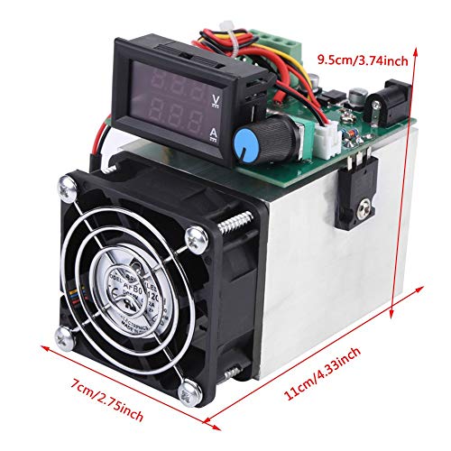 DC 12V Electronic Load Tester, Load Battery Capacity Tester Module, 0-10A 100W Constant Current Discharge Monitor for Power Bank Capacity Testing