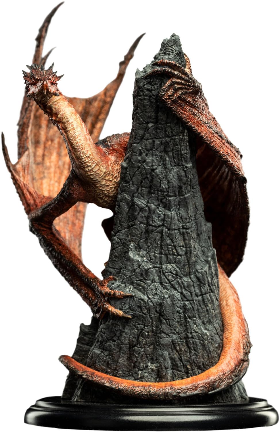 Weta Workshop The Hobbit Trilogy: Smaug The Magnificent Polystone Mini Statue, Multicolor