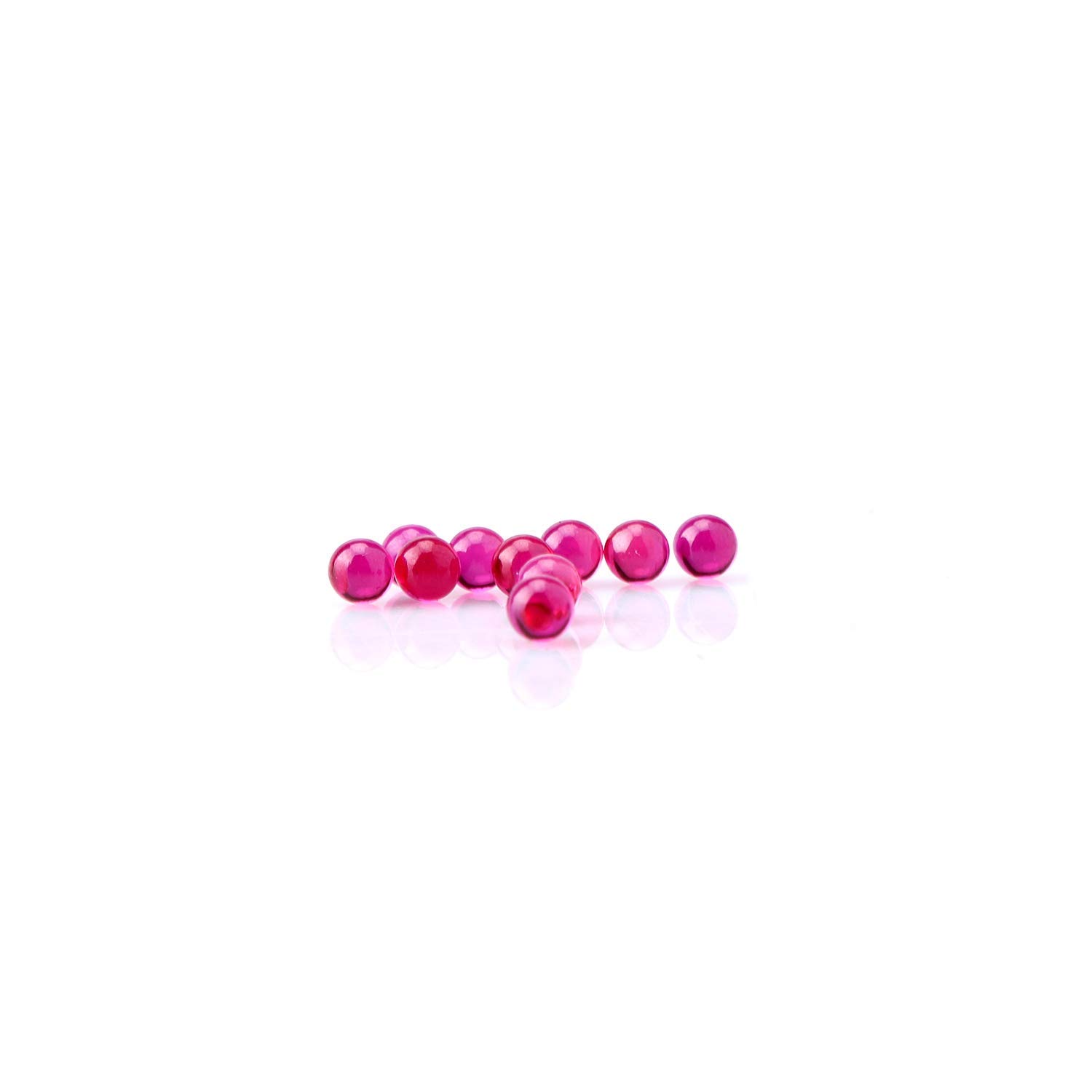 BERACKY 4mm OD Ruby Pearls Balls Insert (10 Pack)