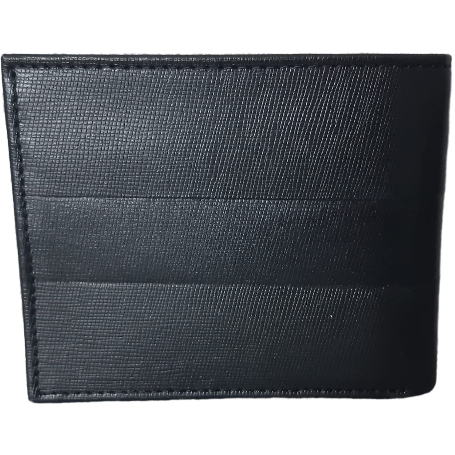 Calvin Klein Men's Genuine Leather Wallet with RFID Protection, Black, Standard, American