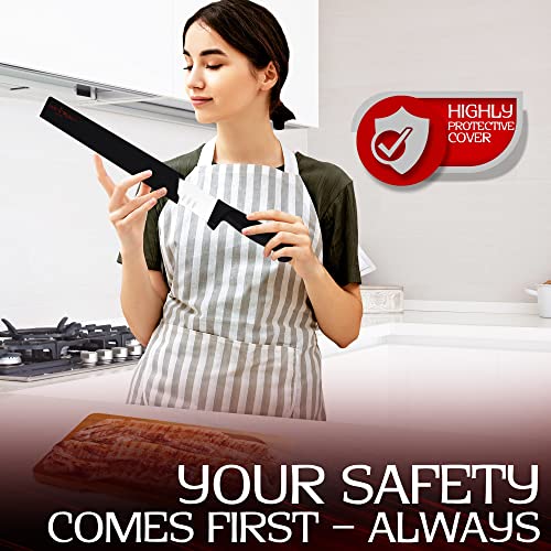KnifeGuard for Meat/Fish Slicing Knife Blades up to 14 Inches, Fits Perfectly For Light βnβ Mighty 12 and 14 Inch Blade Slicing Knives. Will Keep Your Knife Edge Sharp Longer.