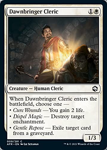 Magic: the Gathering - Dawnbringer Cleric (009) - Foil - Adventures in The Forgotten Realms