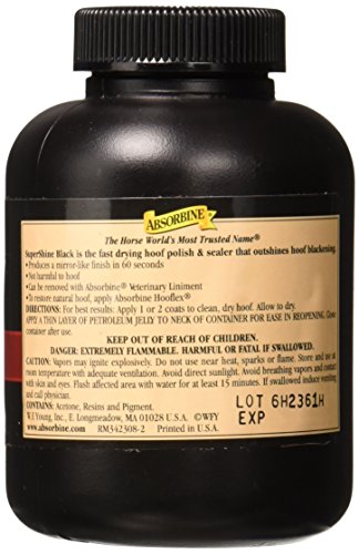 W F Young 428989 Super Shine Hoof Polish & Sealer, 8 oz