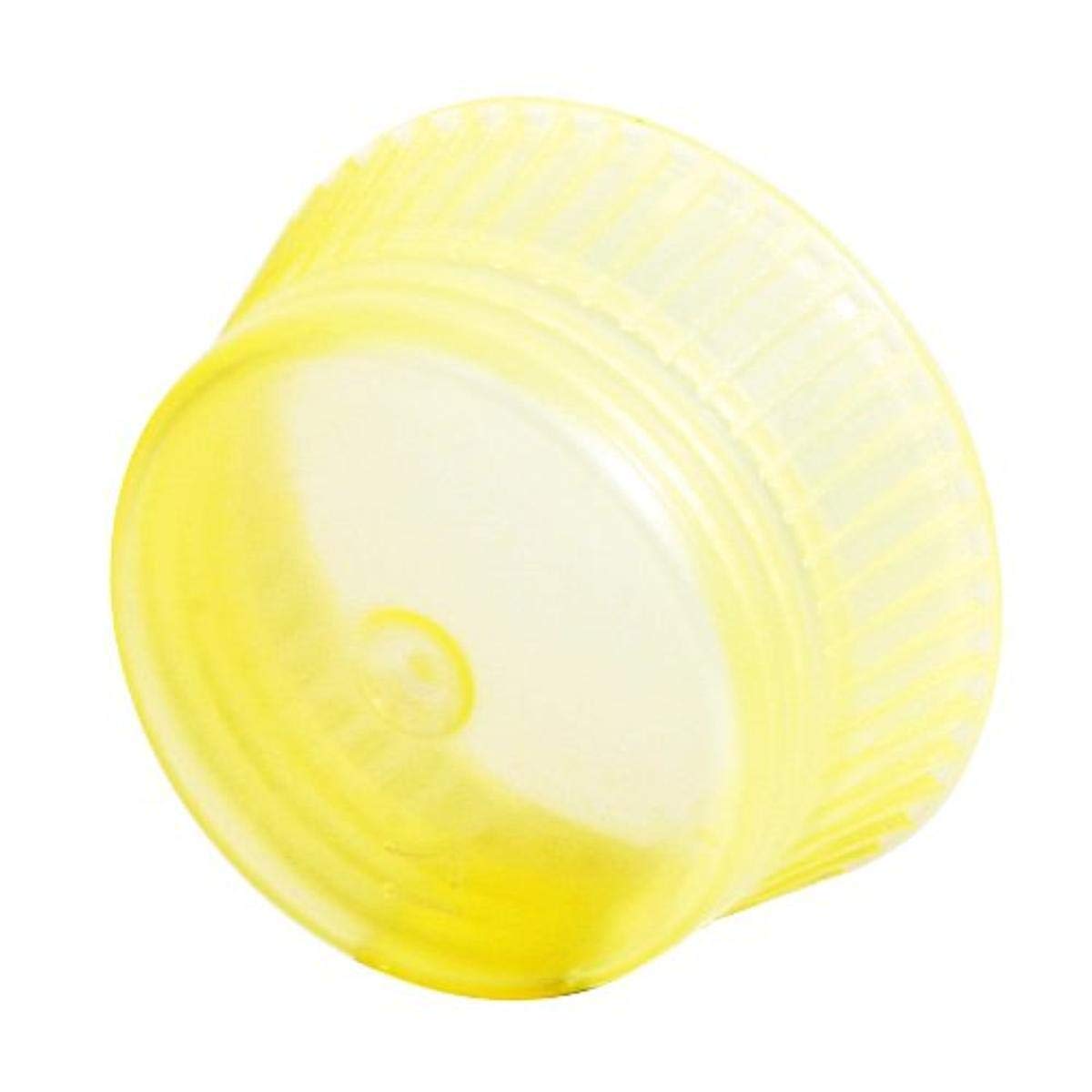 Bio Plas 6730 16mm Uni-Flex Safety Caps for Culture Tubes and Test Tubes, Yellow (Pack of 1000)